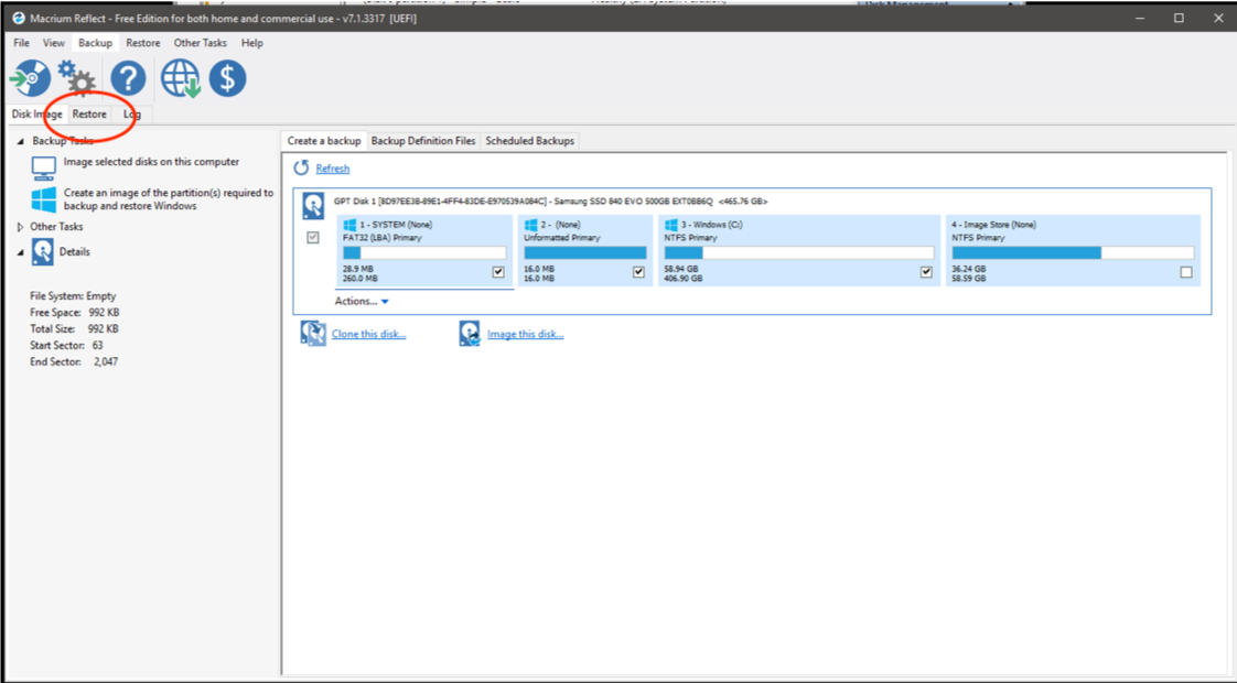 How to Re Image a Machine with Macrium – CT Knowledge Base