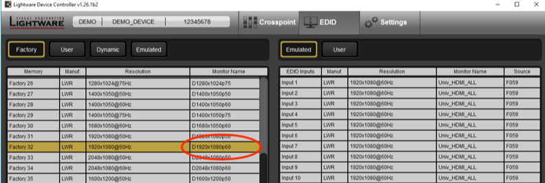 How to Change the EDID on a Lightware Matrix – CT Knowledge Base