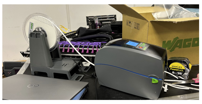 Printing a Patch Panel Label with the Wago Printer – CT Knowledge Base