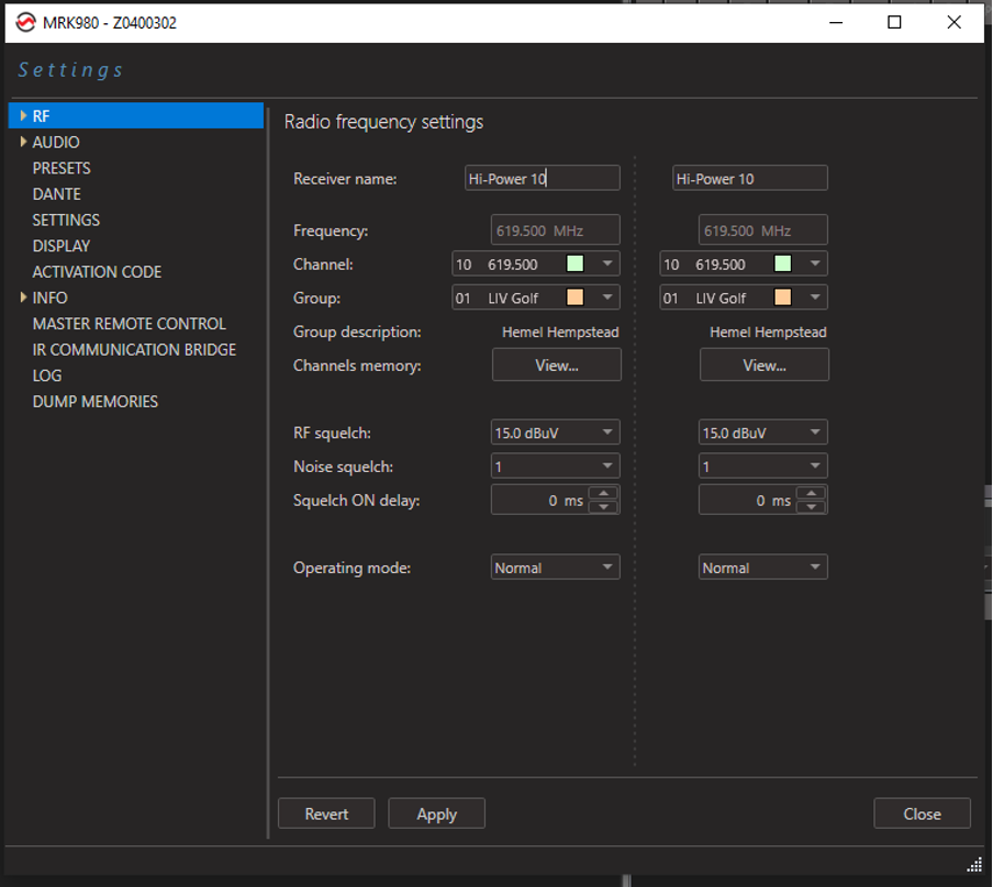 How to Input Groups of Channels into Wisycom Manager – CT Knowledge Base