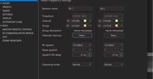 How to Input Groups of Channels into Wisycom Manager – CT Knowledge Base