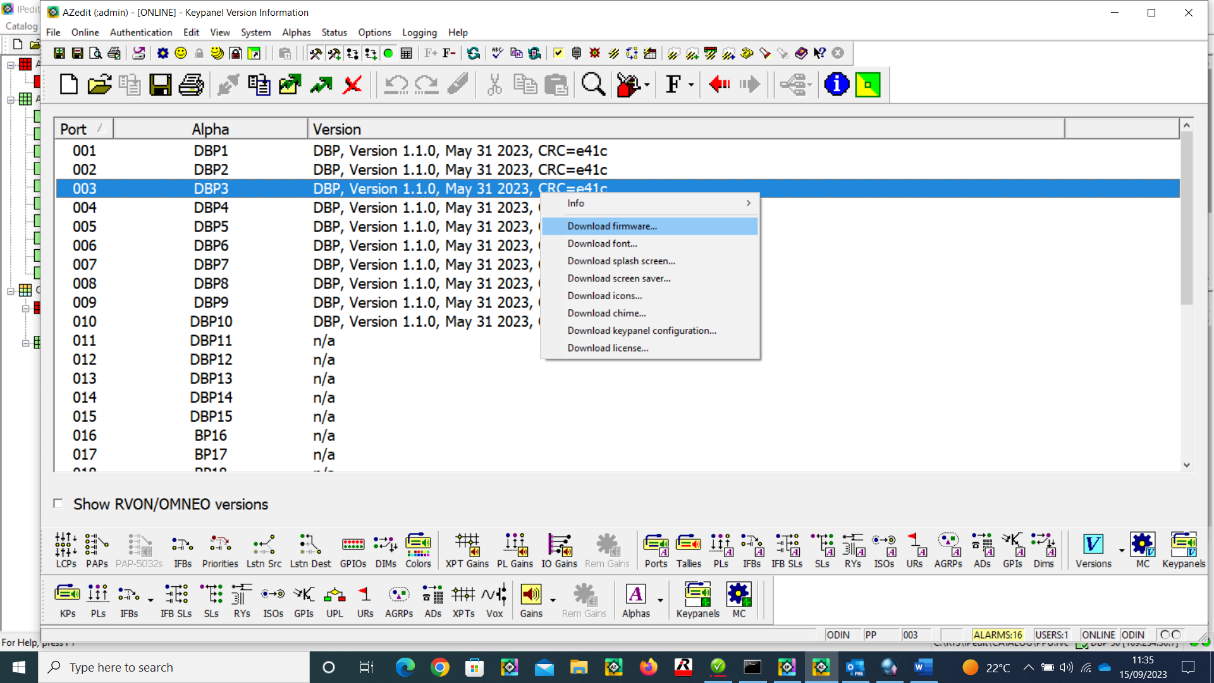 Firmware Updating RTS Digital Beltpacks – CT Knowledge Base
