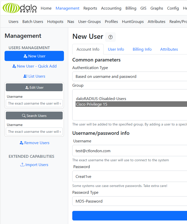 Using DaloRADIUS as a web interface for a freeRADIUS Server – CT ...