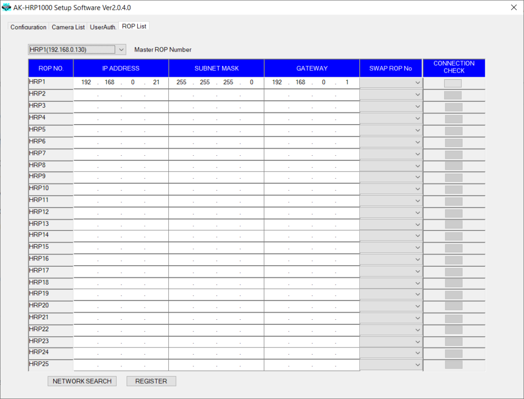 How to Configure Panasonic RoP’s (RCP’s) Over Network with CCU’s and ...